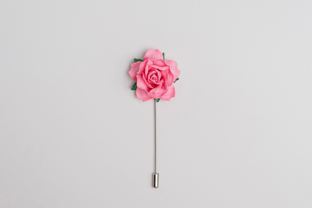 Bright Pink Buttonhole, Suit/tuxedo Floral Accessories, Groomsmen ...