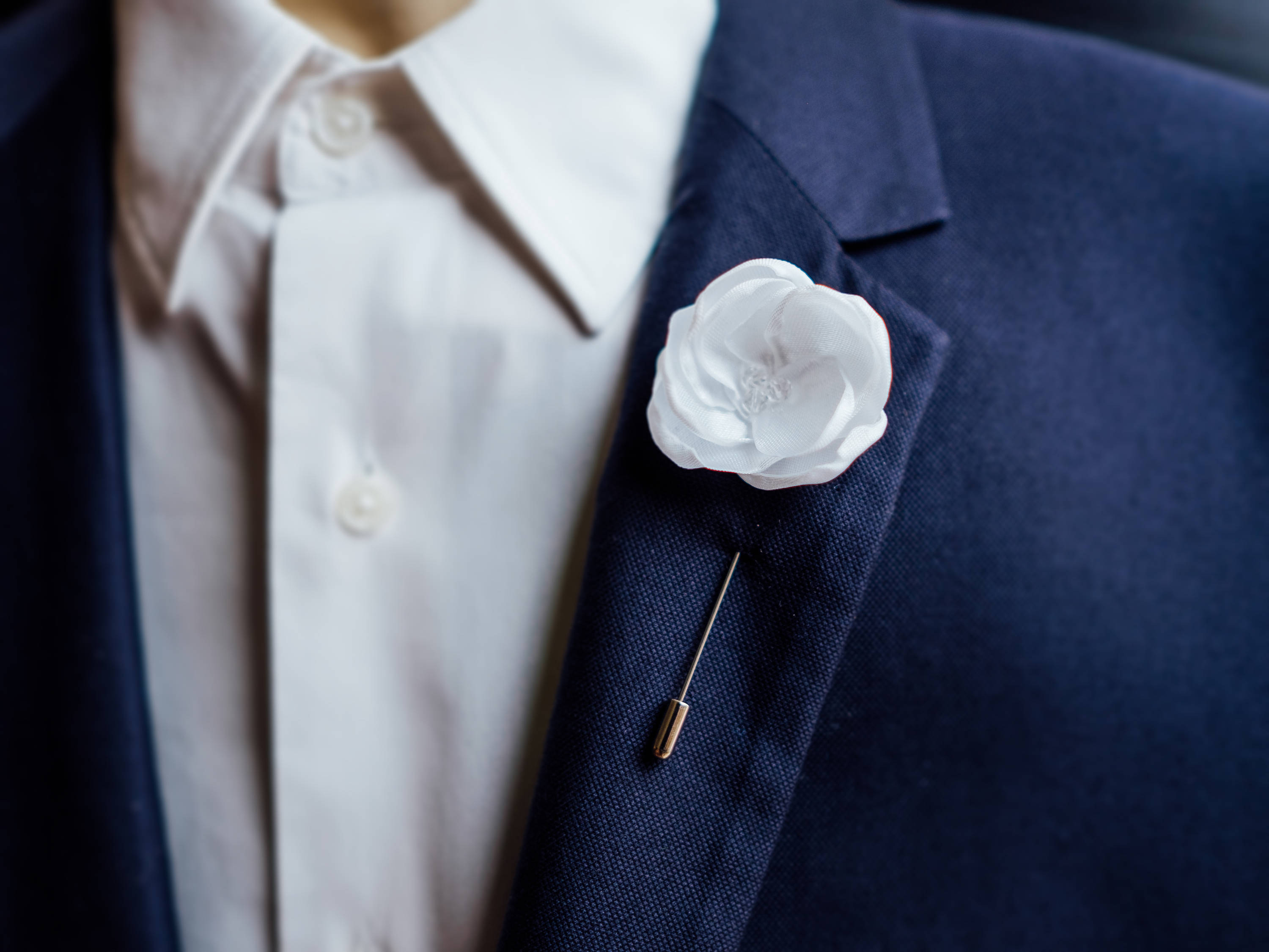 Set Of 5 Flower Lapel Pin Elegant Boutonnieres Wedding | Etsy