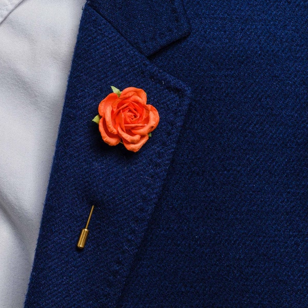 Peach Brooch - Etsy UK