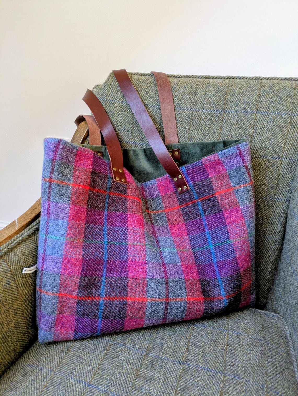 Judy Harris Tweed Bag - Etsy
