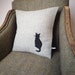 Hand Crafted Harris Tweed Little Cat and a Bee Embroidered - Etsy
