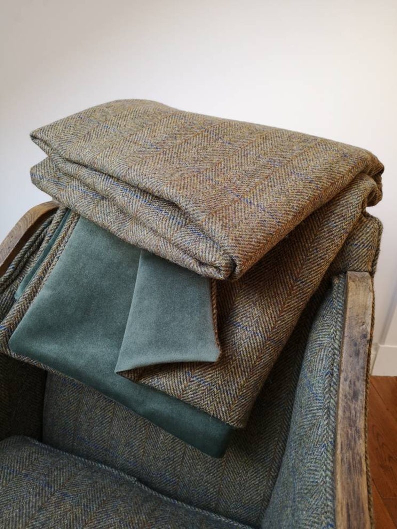 MADE TO ORDER Hand Crafted Harris Tweed Blanket Throw Bedspread - Etsy