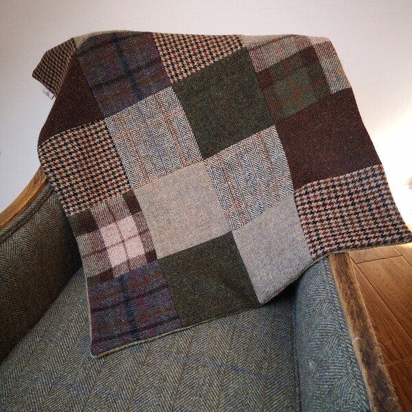 Tweed Patchwork - Etsy UK
