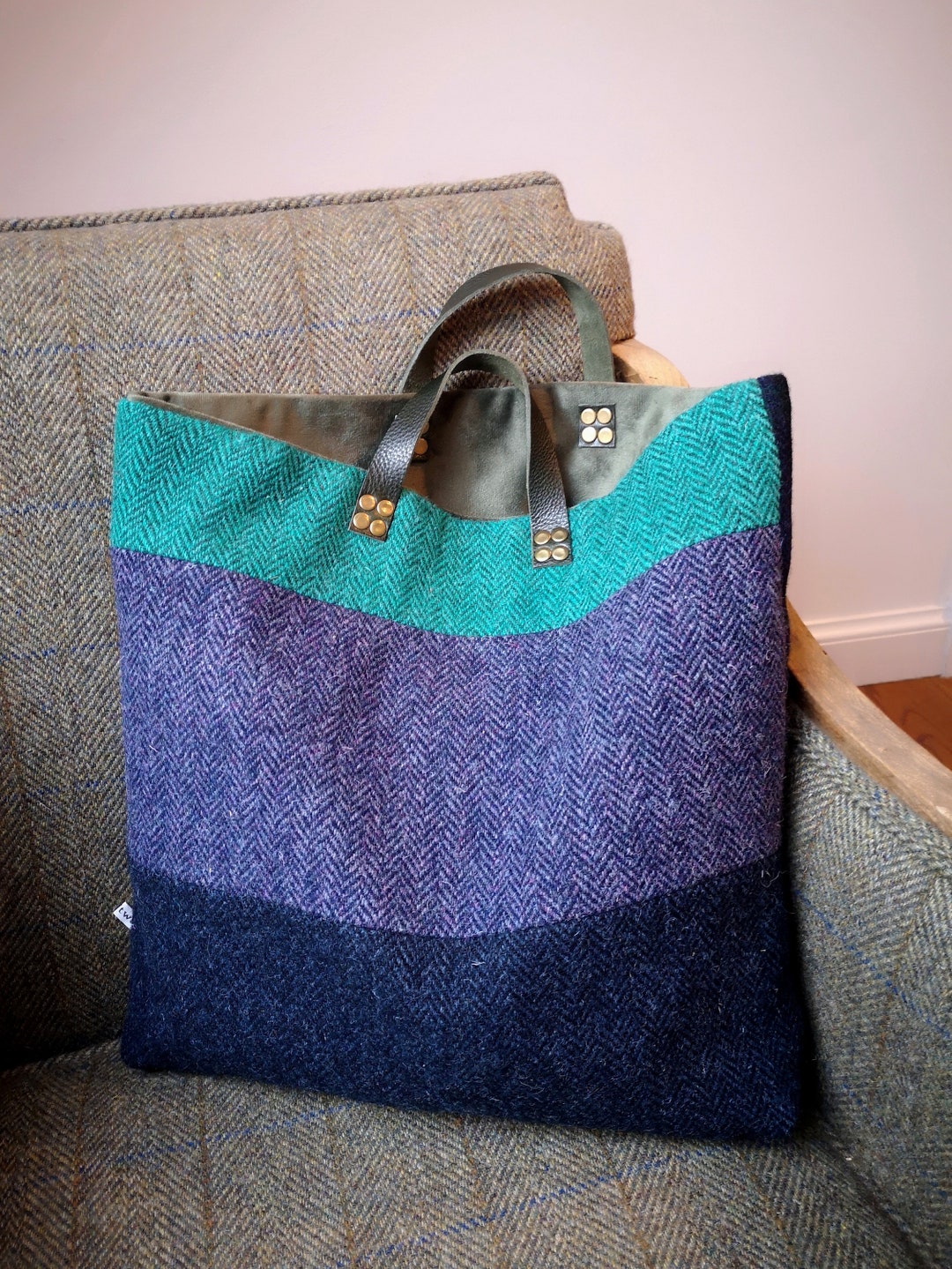 Davina Harris Tweed Bag - Etsy