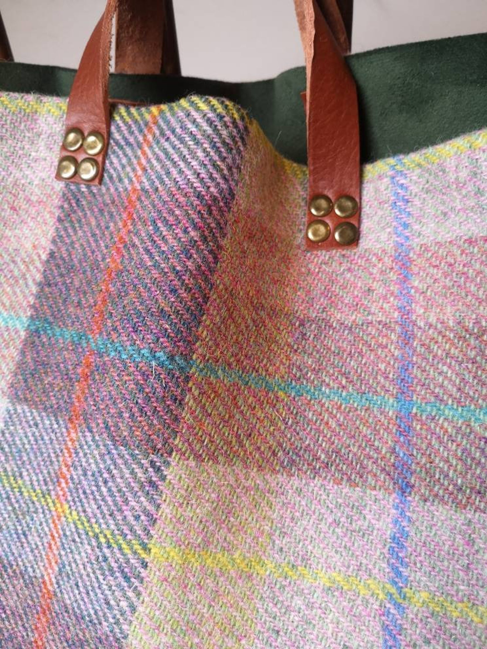 Paris Harris Tweed Bag - Etsy UK