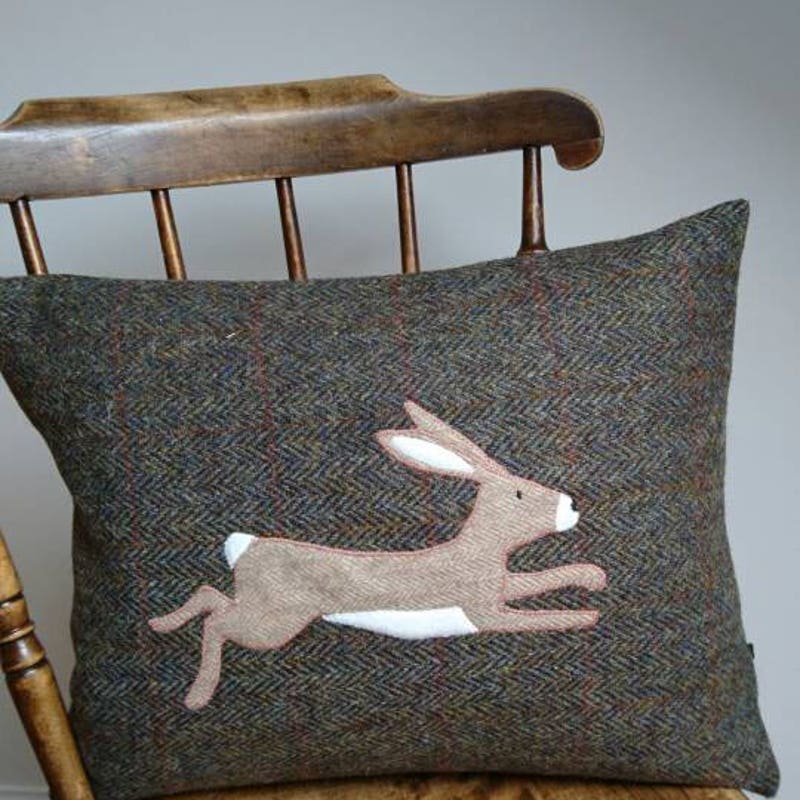 Hare Cushion - Etsy UK