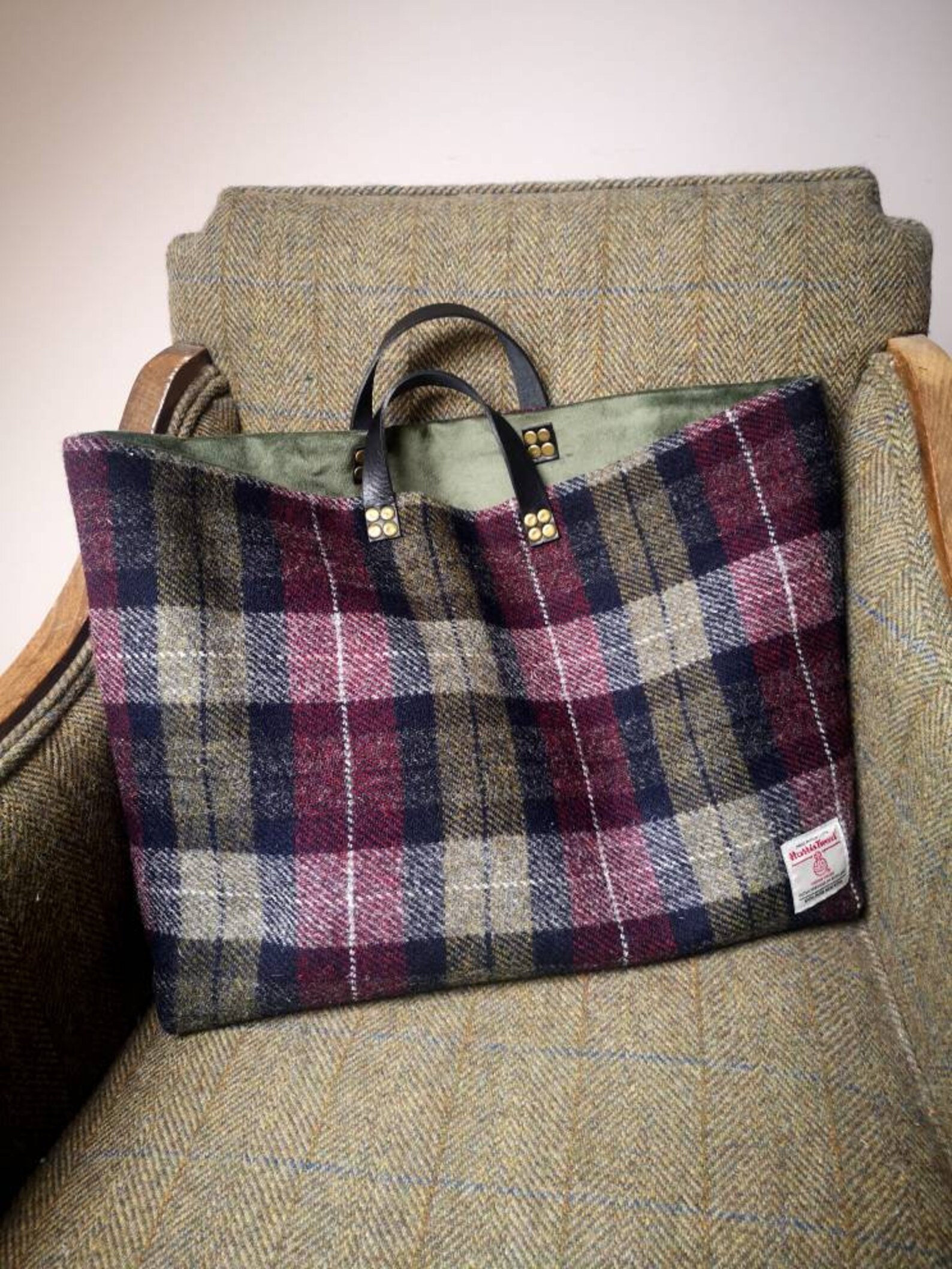 Rona Harris Tweed Bag - Etsy