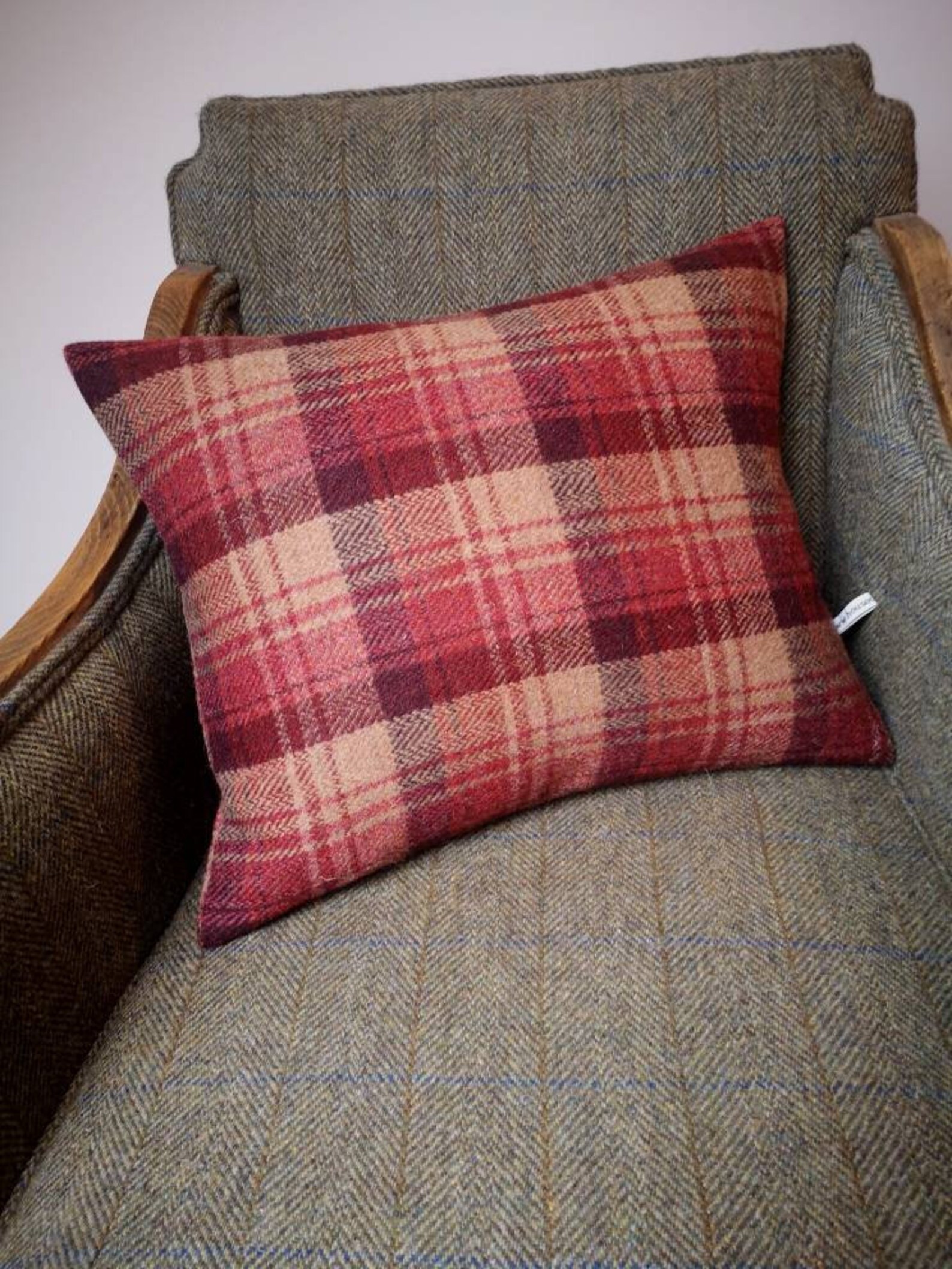 Mari Harris Tweed Cushion Cover - Etsy
