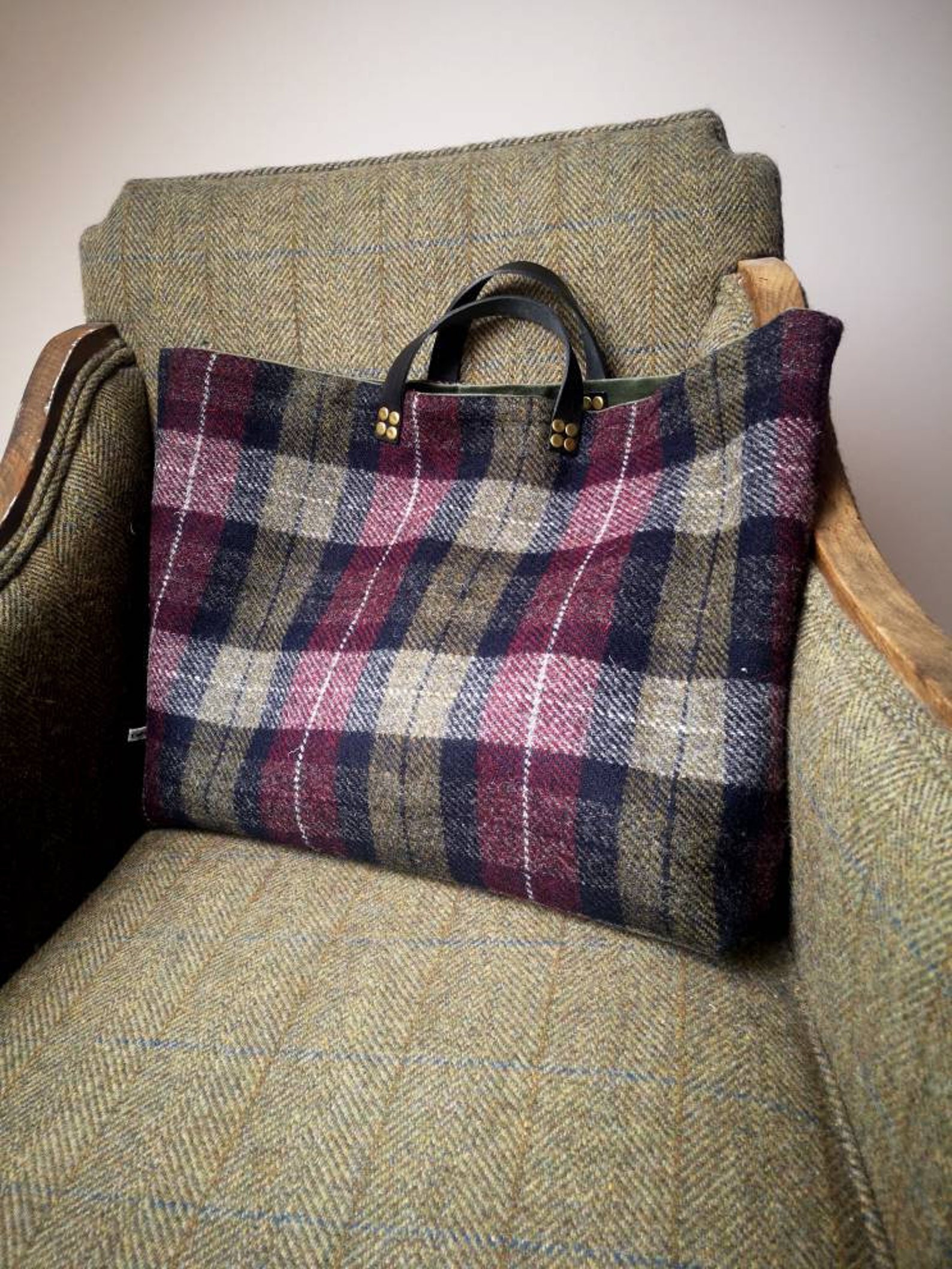 Rona Harris Tweed Bag - Etsy