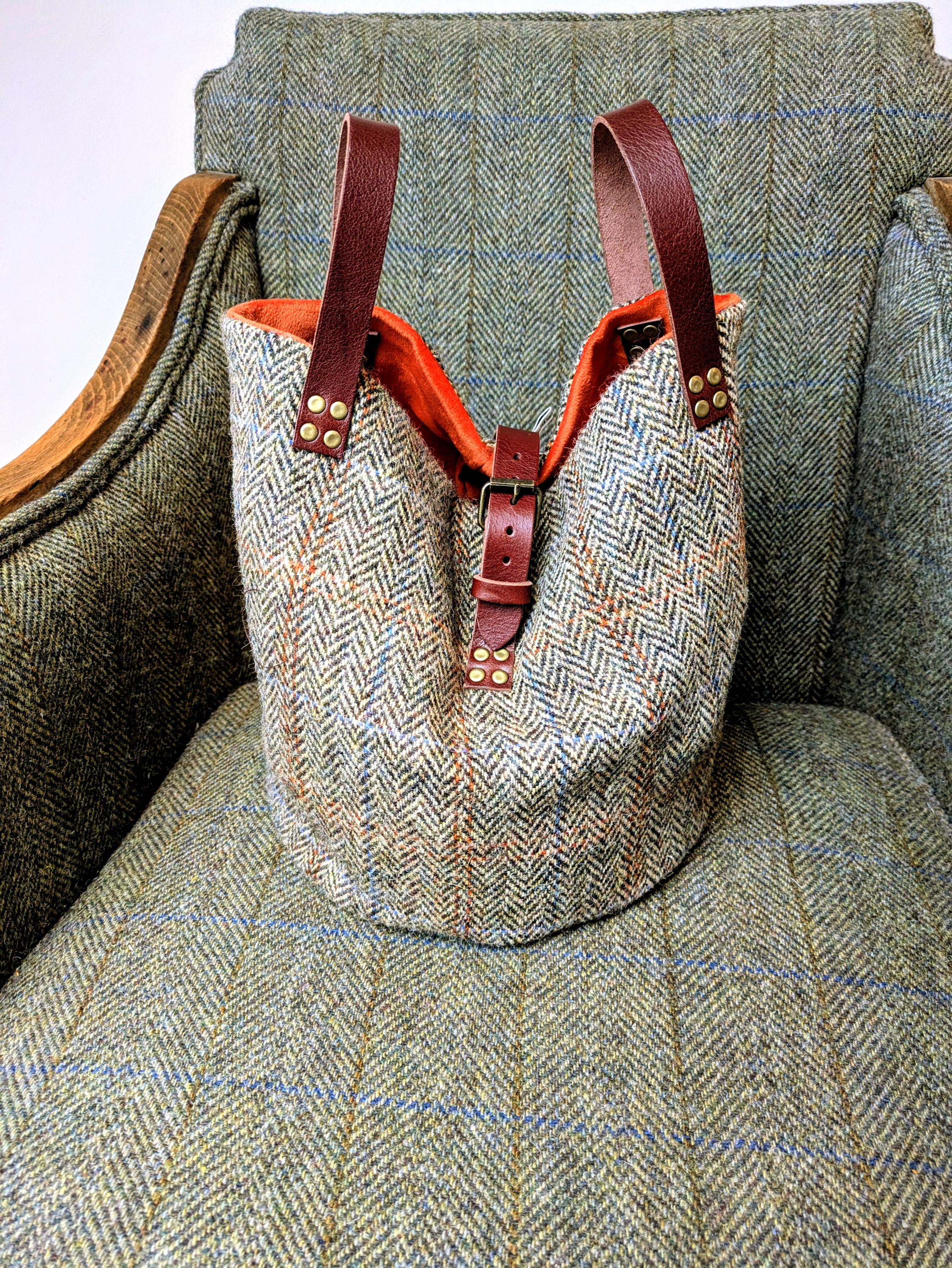 New Jodi Harris Tweed Tote Bucket Bag - Etsy