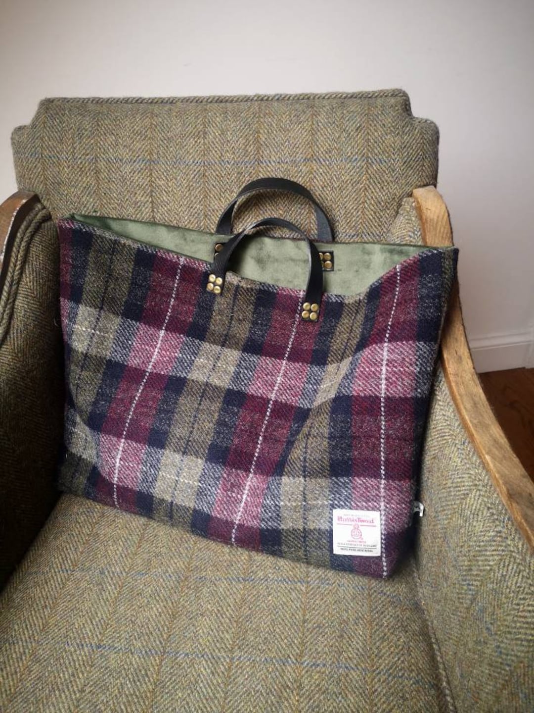 Rona Harris Tweed Bag - Etsy