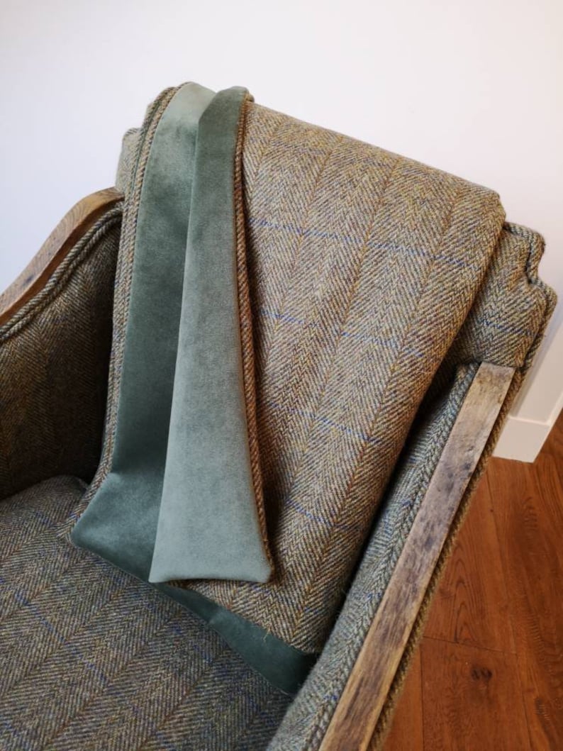 MADE TO ORDER Hand Crafted Harris Tweed Blanket Throw Bedspread - Etsy