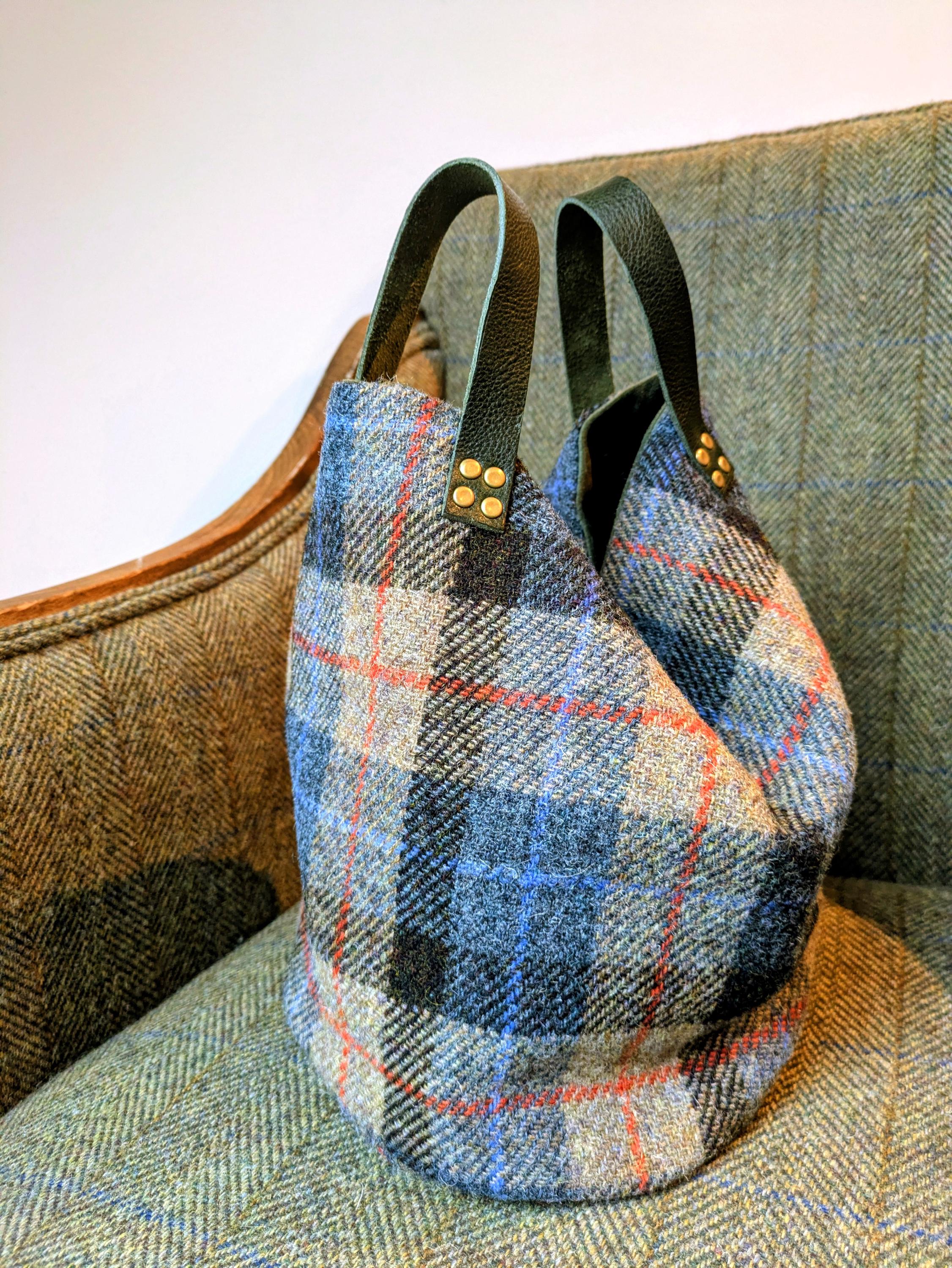 New Nadia Harris Tweed Tote Bucket Bag - Etsy