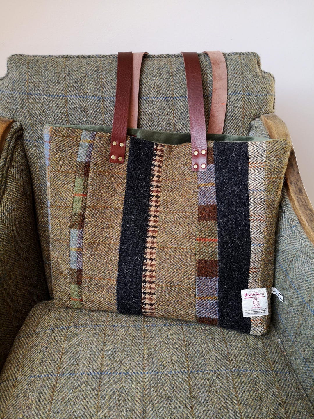 New Mala Harris Tweed Bag - Etsy