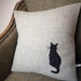 Hand Crafted Harris Tweed Little Cat and a Bee Embroidered - Etsy