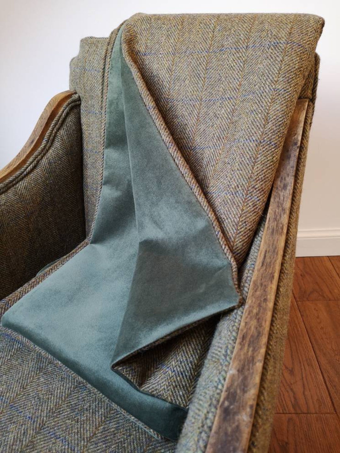 MADE TO ORDER Hand Crafted Harris Tweed Blanket Throw Bedspread - Etsy