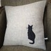 Hand Crafted Harris Tweed Little Cat and a Bee Embroidered - Etsy