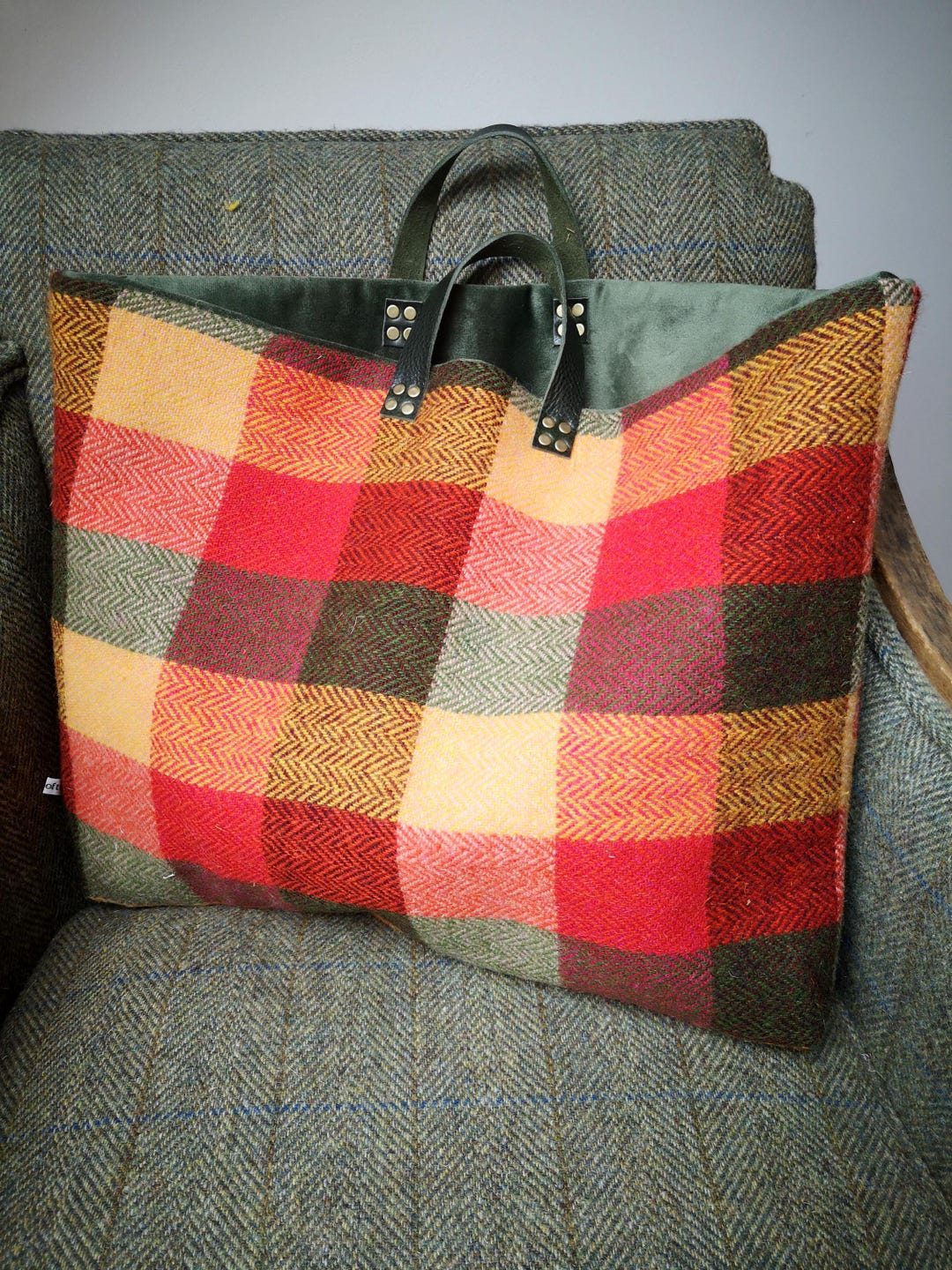 Martin Harris Tweed Bag - Etsy