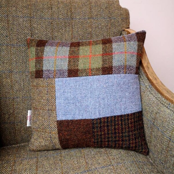 Tweed Patchwork - Etsy UK