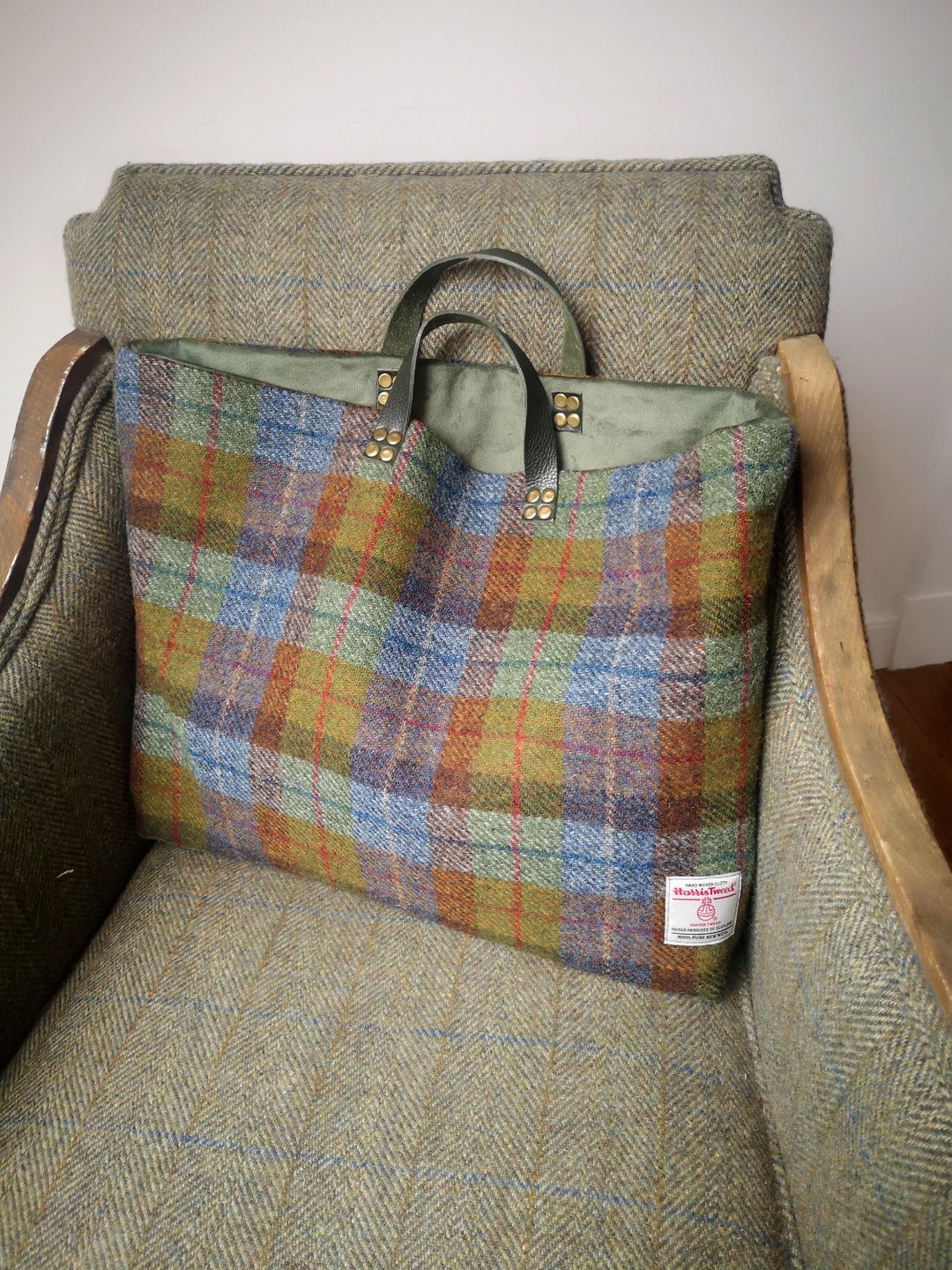 Seb Harris Tweed Bag - Etsy