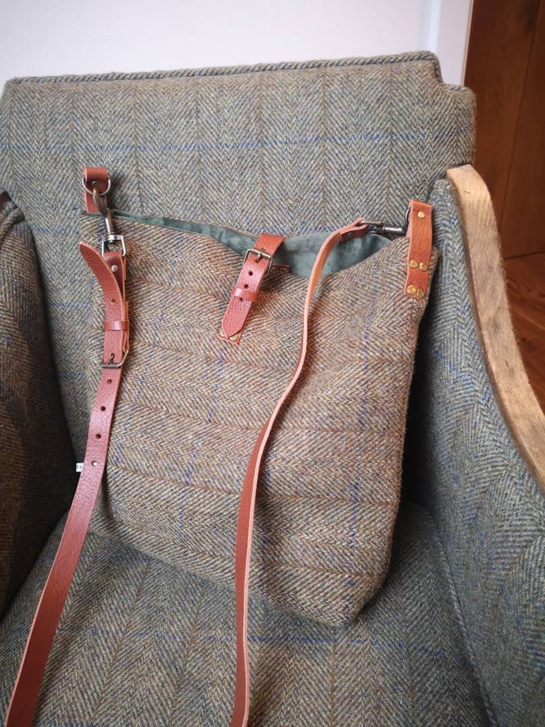 Oli Harris Tweed Tote Bag - Etsy
