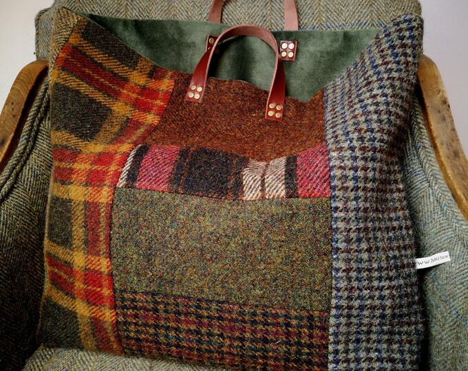 New Posy Harris Tweed Tote Bag - Etsy