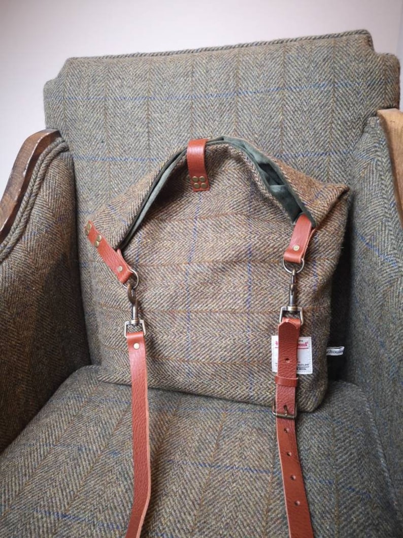 Oli Harris Tweed Tote Bag - Etsy