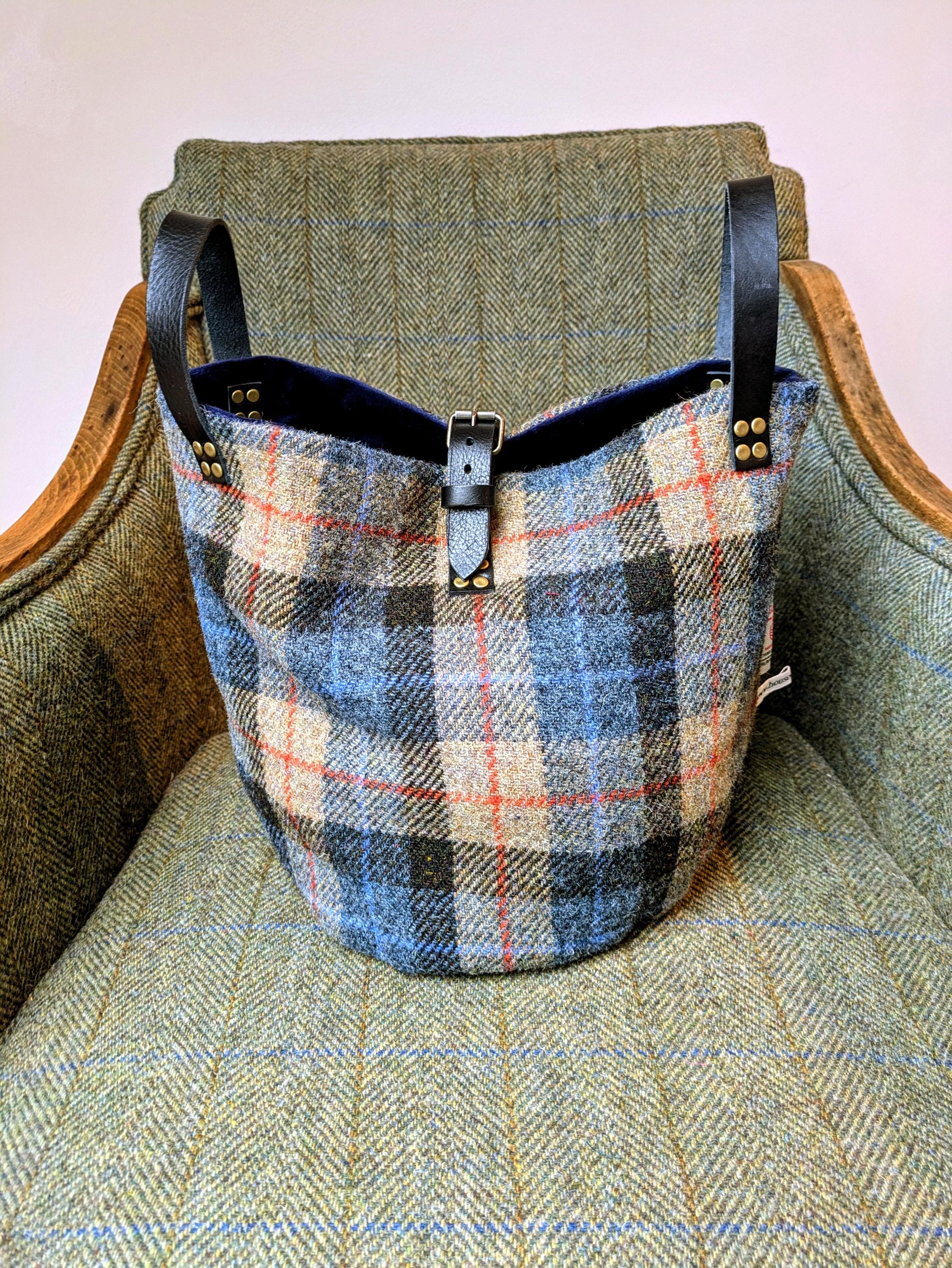New Nadia Harris Tweed Tote Bucket Bag - Etsy