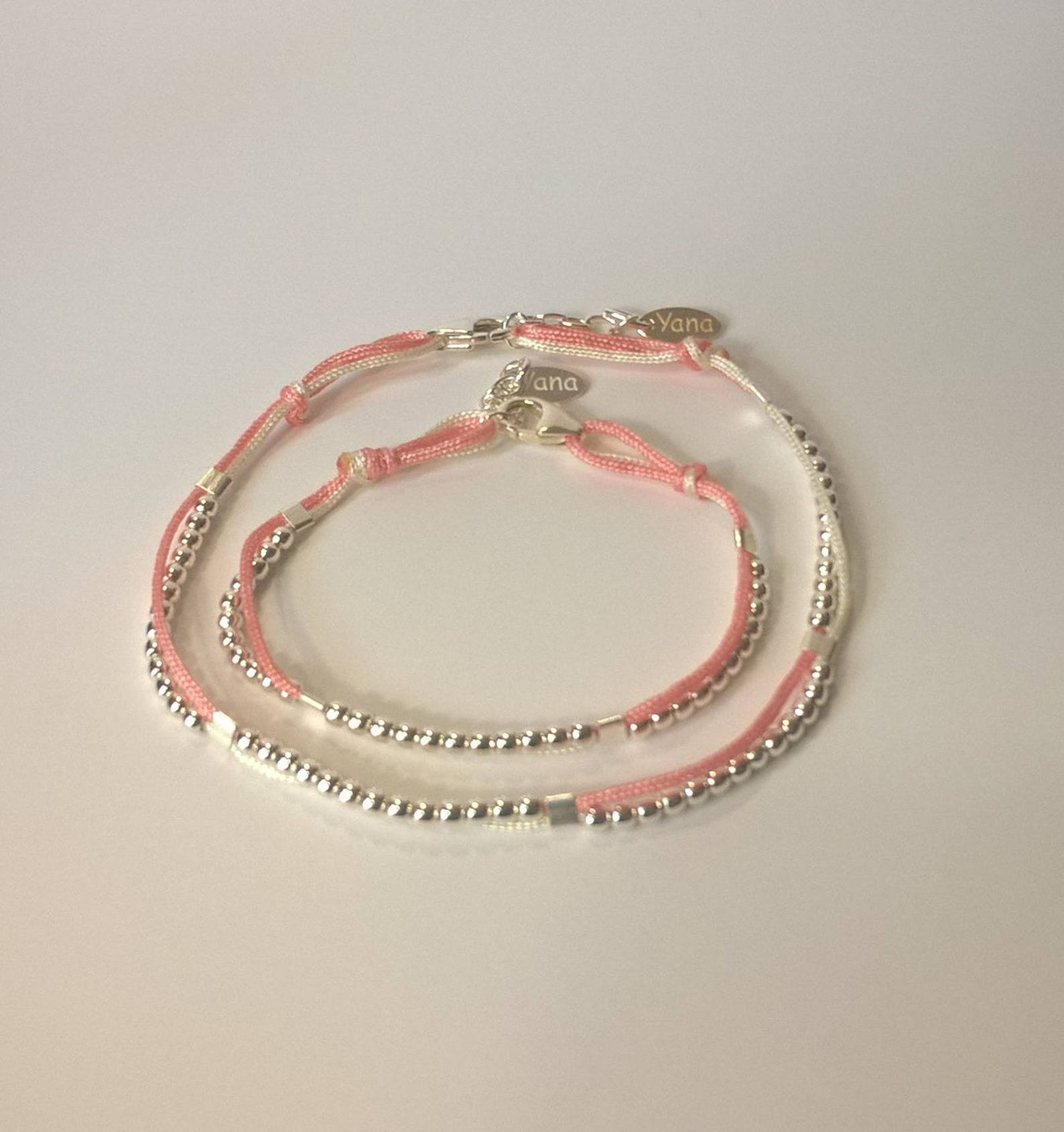 “like Mother – Like Daughter” Duo Bracelets in 925 Silver - Etsy
