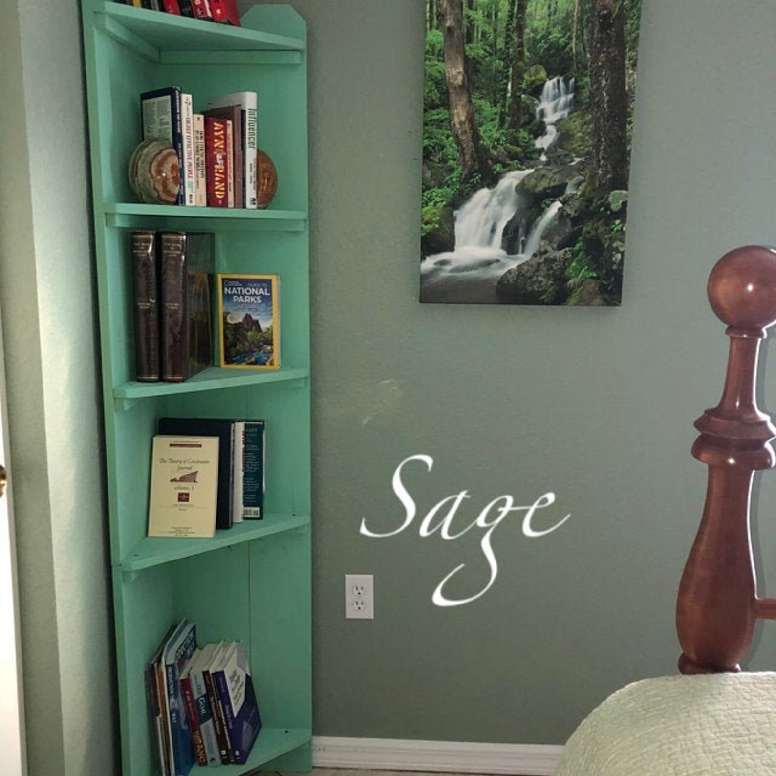 Farmhouse Corner Shelf - Etsy