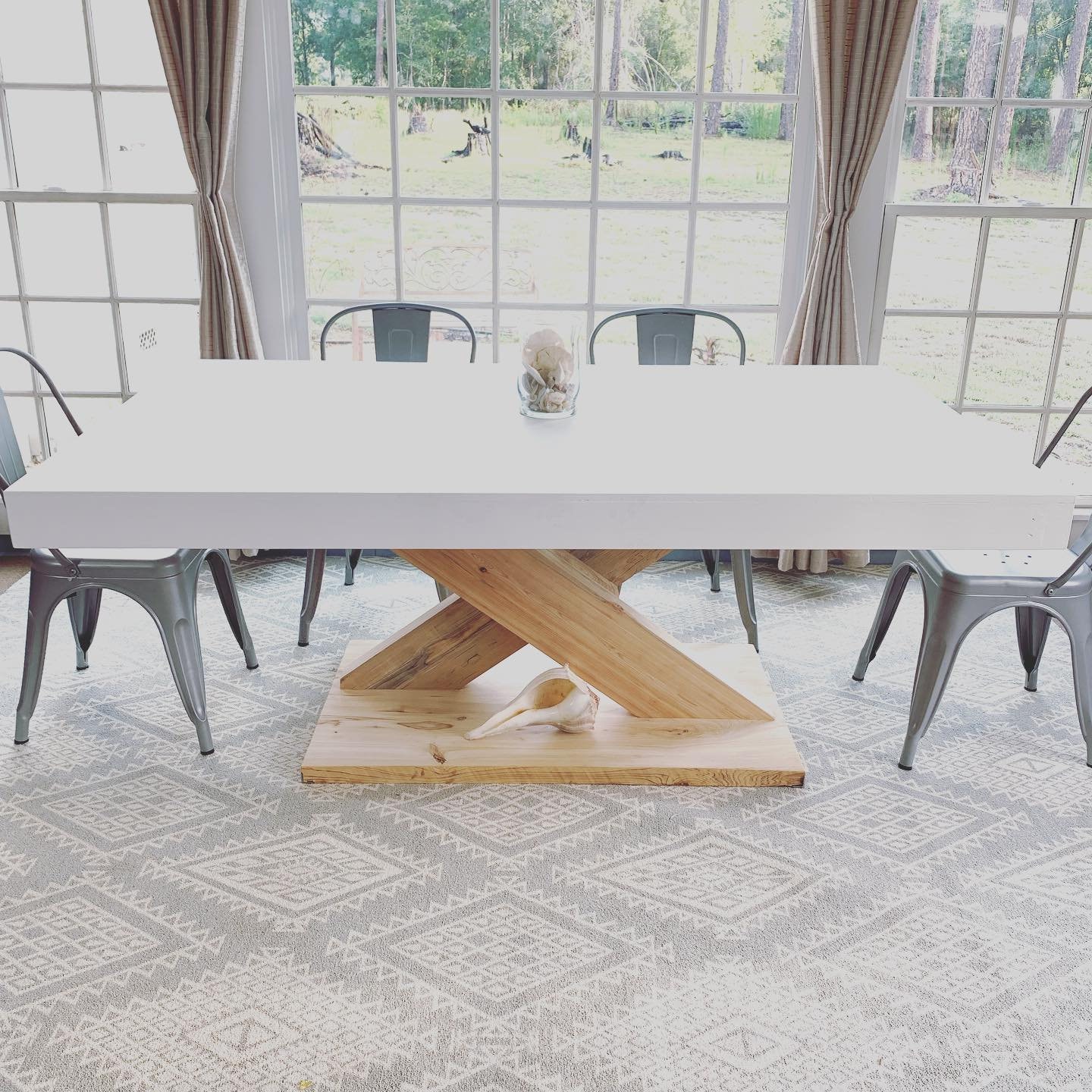 Modern Barn Beam Dining Table — DevlinLee Designs