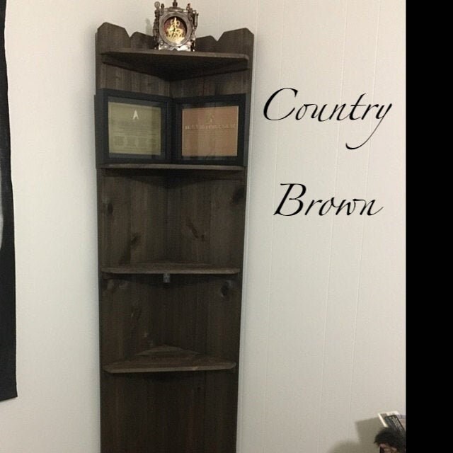 Farmhouse Corner Shelf - Etsy
