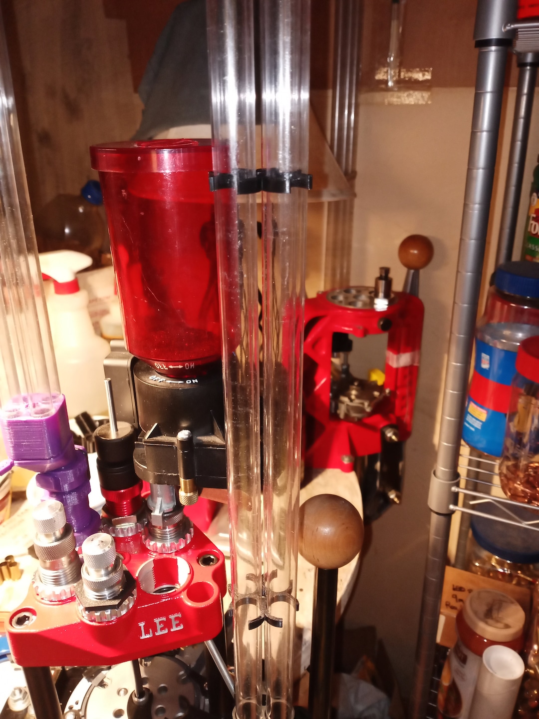 3d Printed Case Tube Holder Clips for Lee Case Feeder Tubes for Pro ...