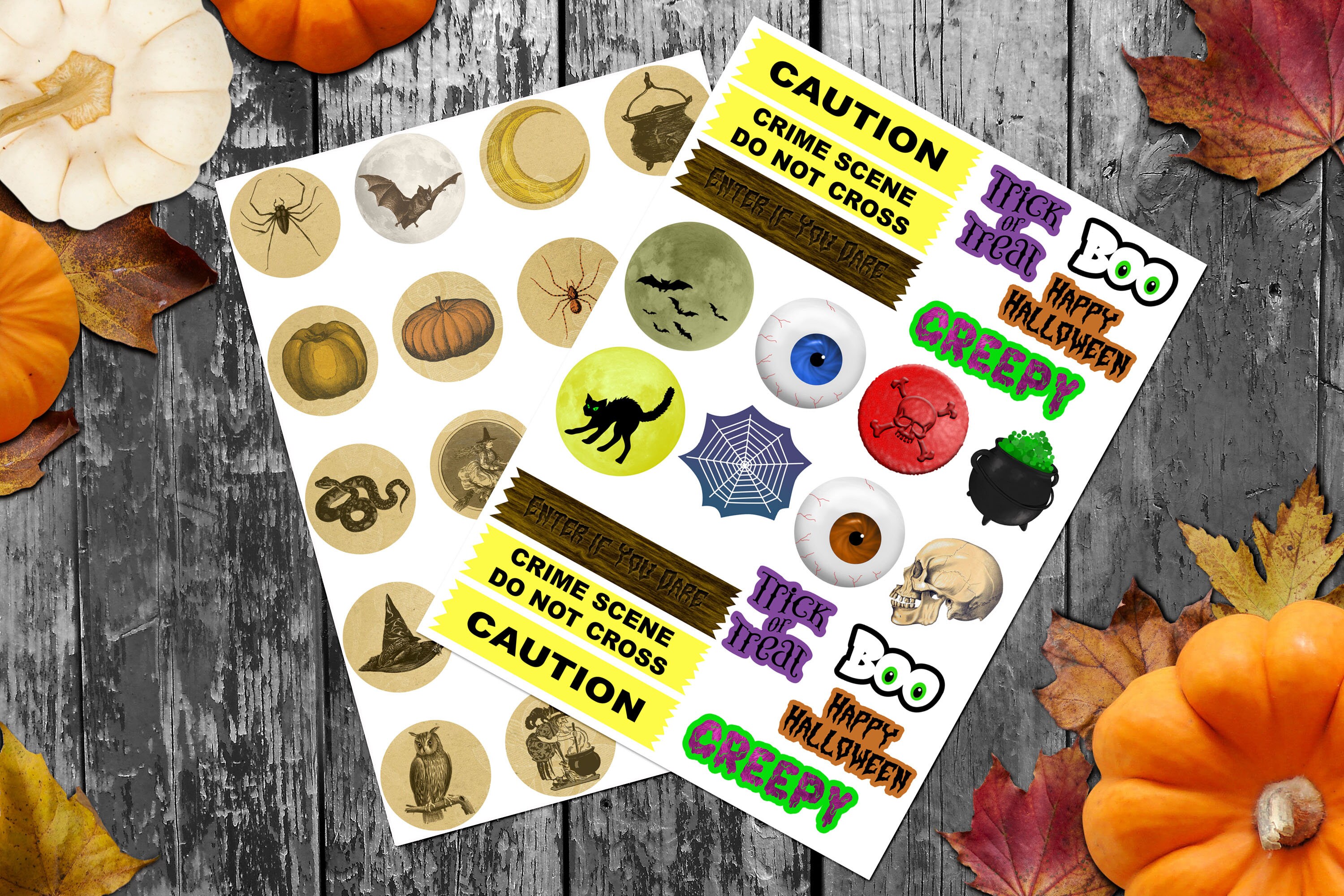 Caution Halloween Coffin Card - Etsy