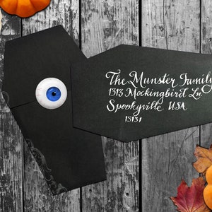 Jack Halloween Coffin Card - Etsy