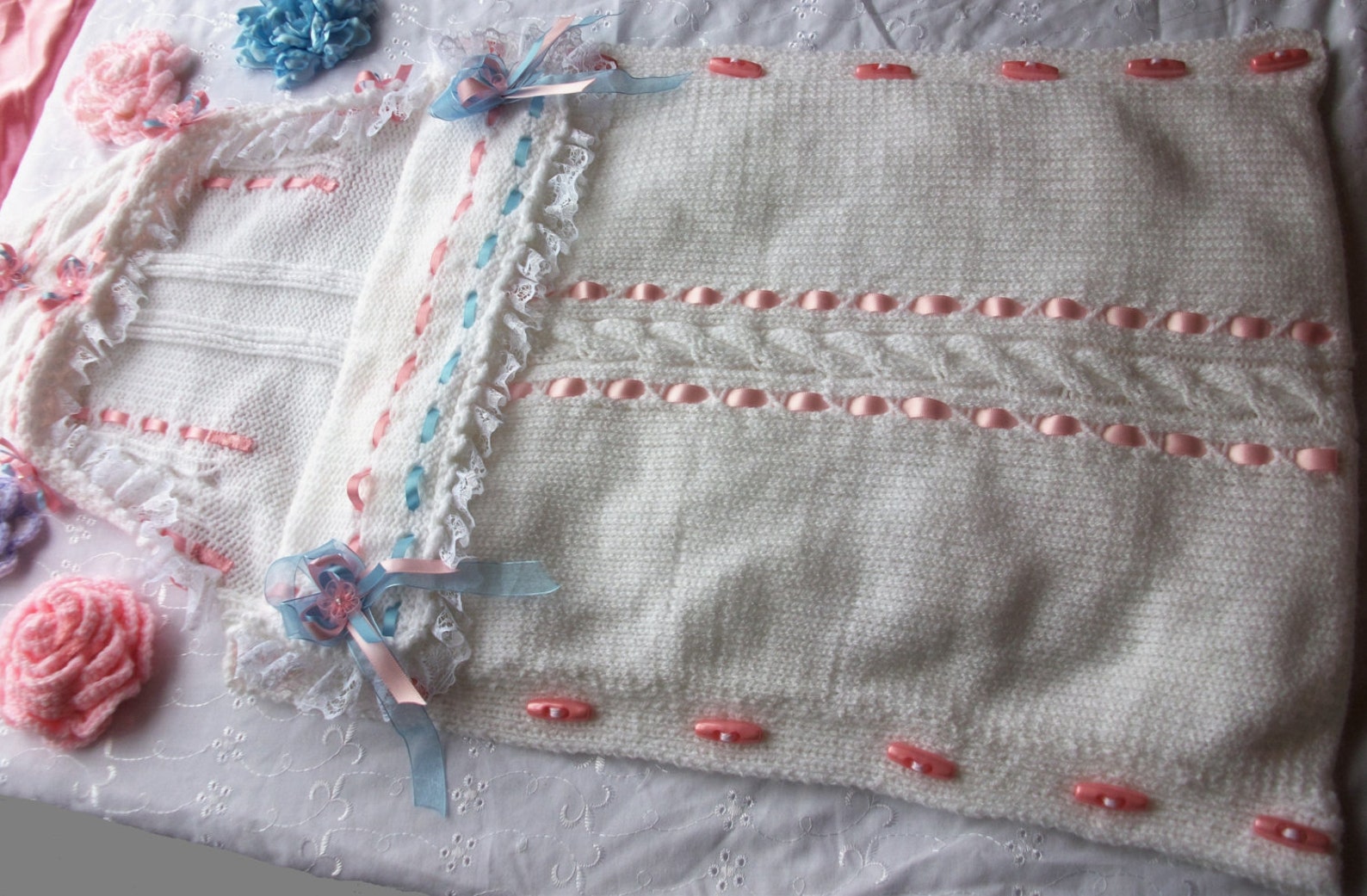 Baby Knitting Pattern, Romany Style Sleeping Bag. - Etsy UK