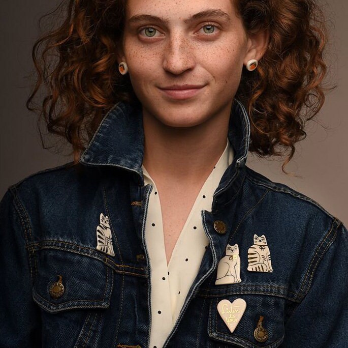 Heart Pin Brooch Listen to Your Heart Motivational Quotes - Etsy