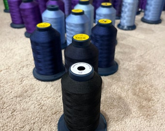 Dark Navy Serger Thread, Cone Thread for Quilting, Serging, Embroidery ...