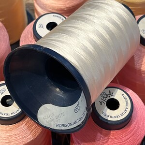 Pearl Gray Thread, Cone Thread for Quilting, Serging, Embroidery and ...