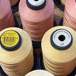 Spring Garden Thread, Cone Thread for Quilting, Serging, Embroidery and ...