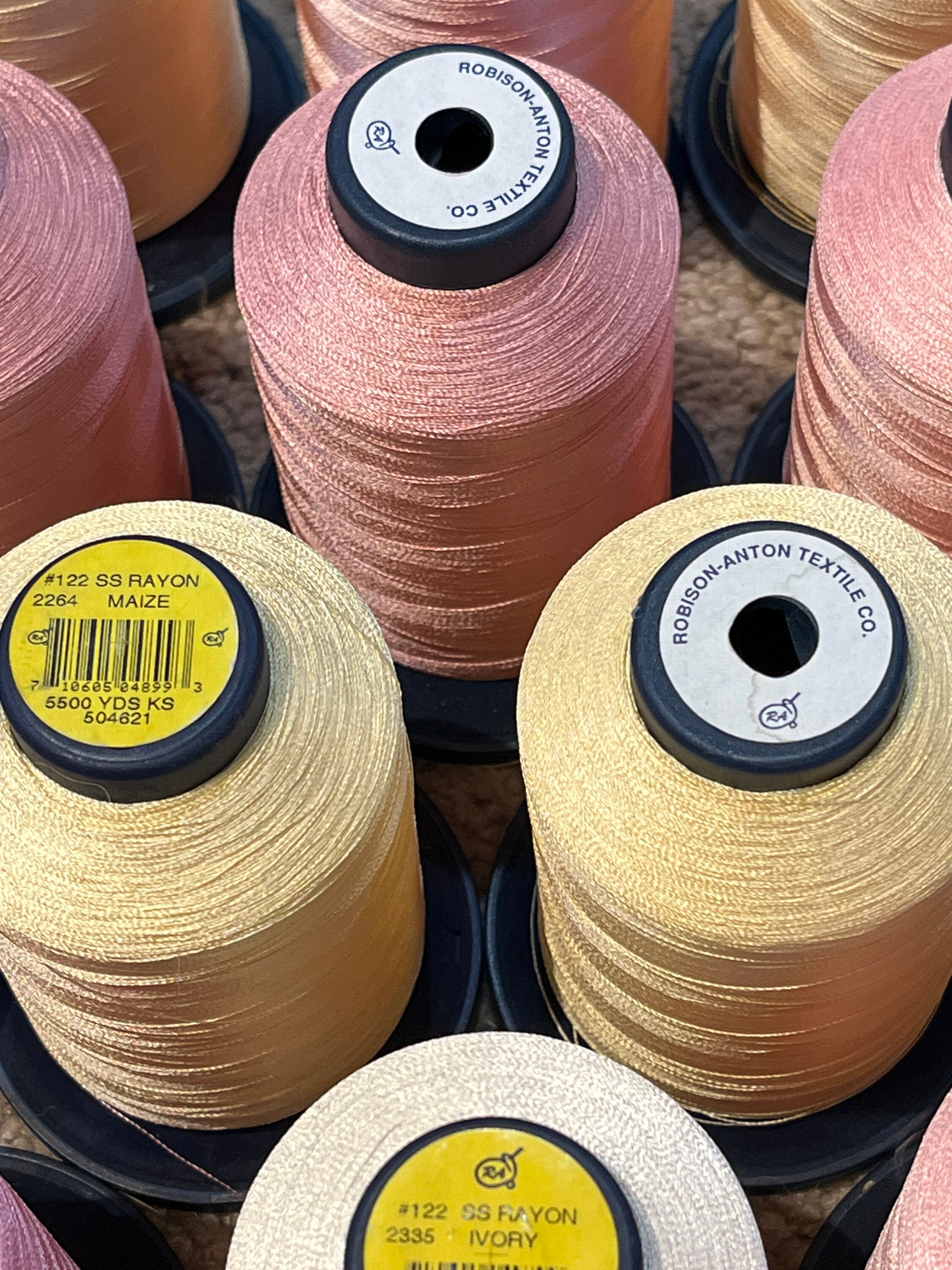 Spring Garden Thread, Cone Thread for Quilting, Serging, Embroidery and ...