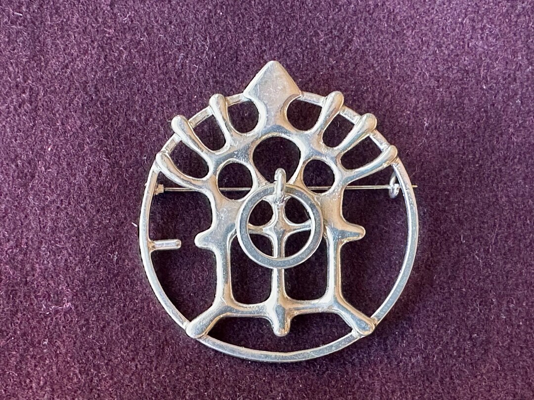 Vintage Silver Sami Brooch - Etsy