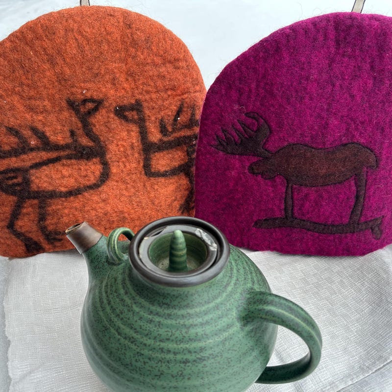 Felted Wool Tea Cozy - Etsy