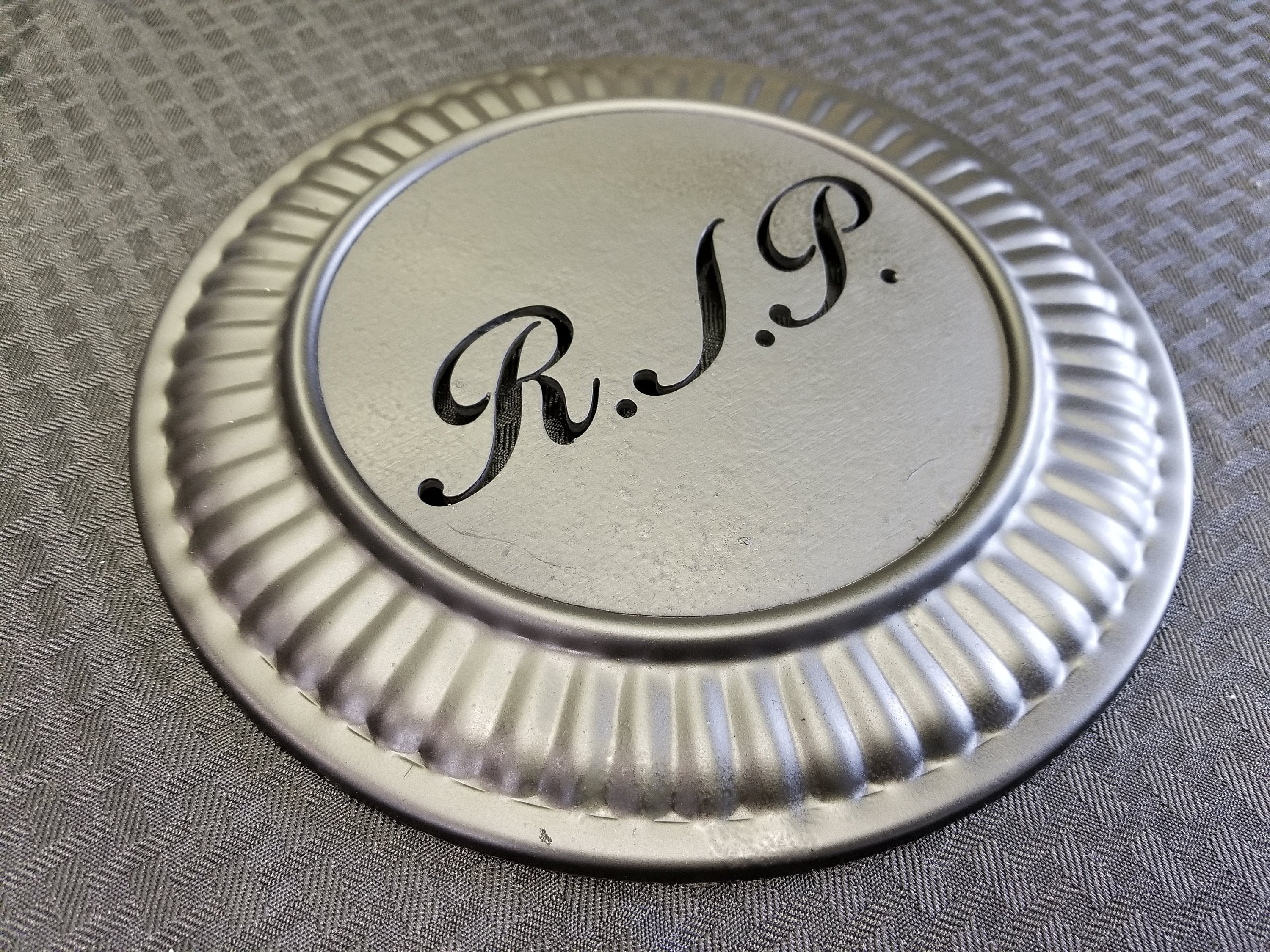 Large Round RIP Placard Perfect for Halloween and Haunted - Etsy