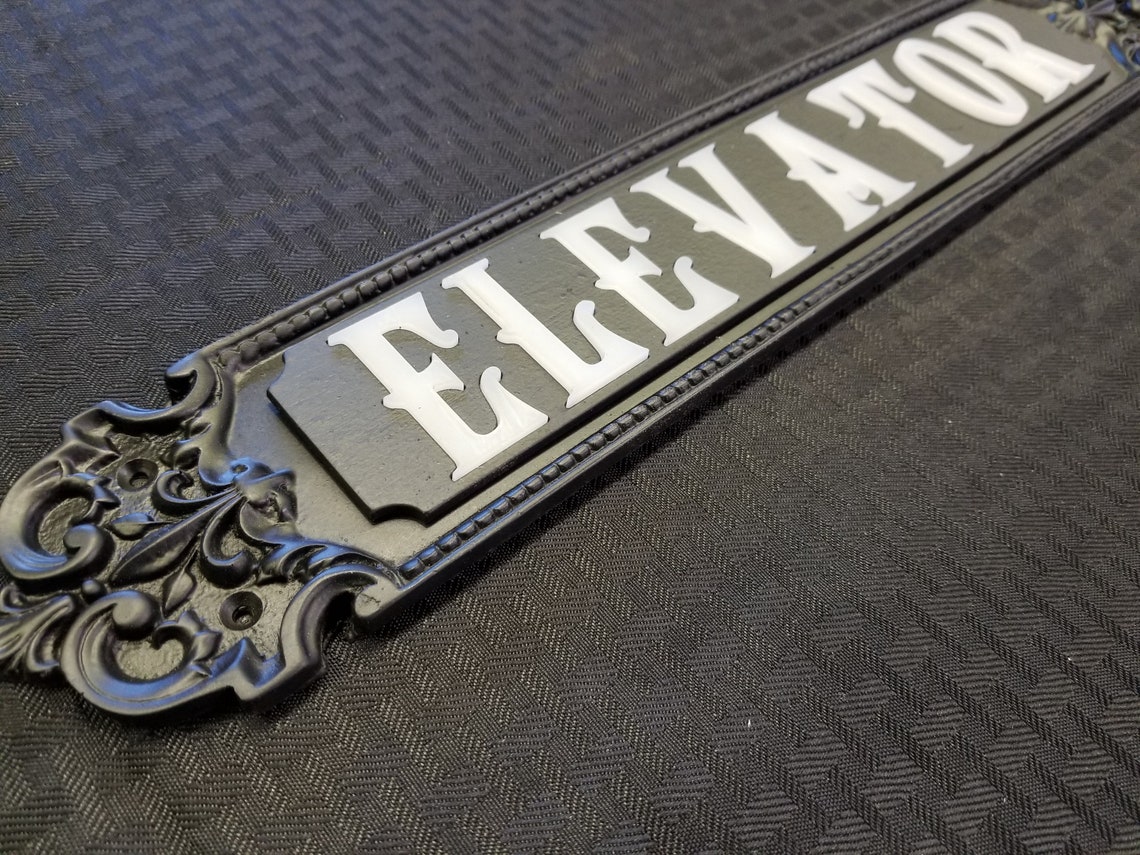 Lighted Elevator Sign Custom 25resin | Etsy