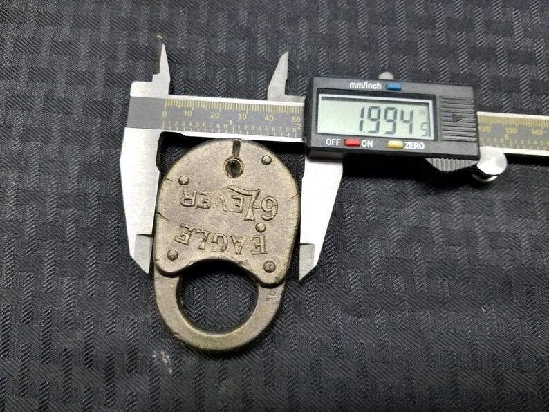 Antique Brass 6 Lever Lock Replica - Etsy