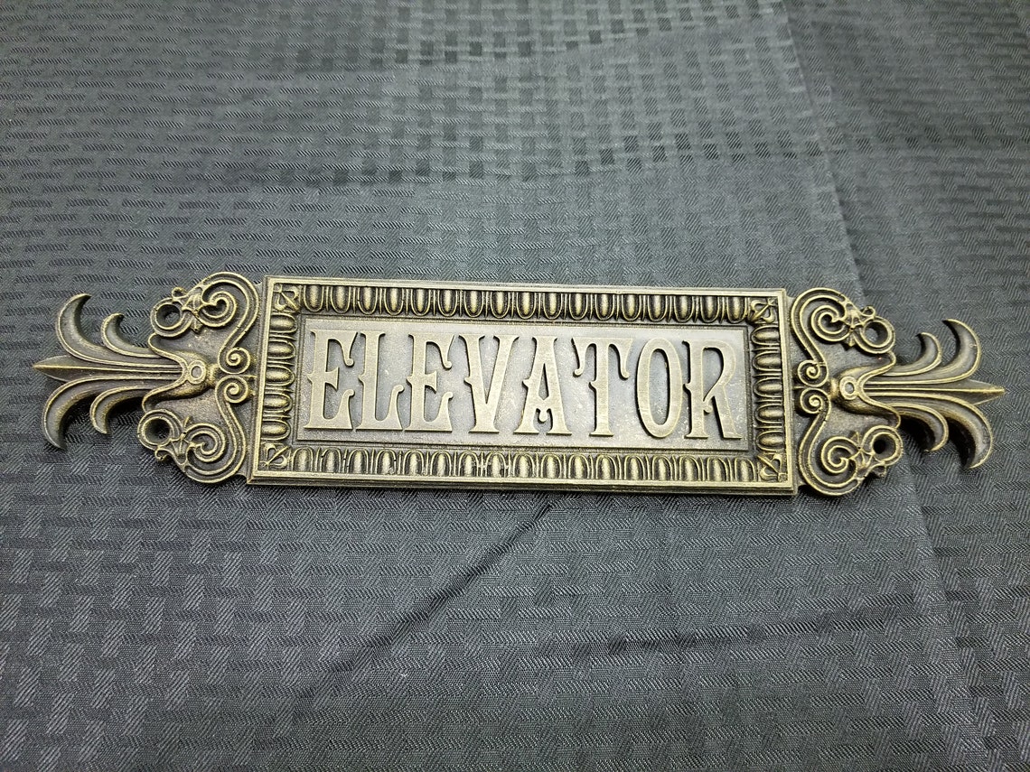 Combo 2 Stylized Elevator Sign and Call Button resin - Etsy