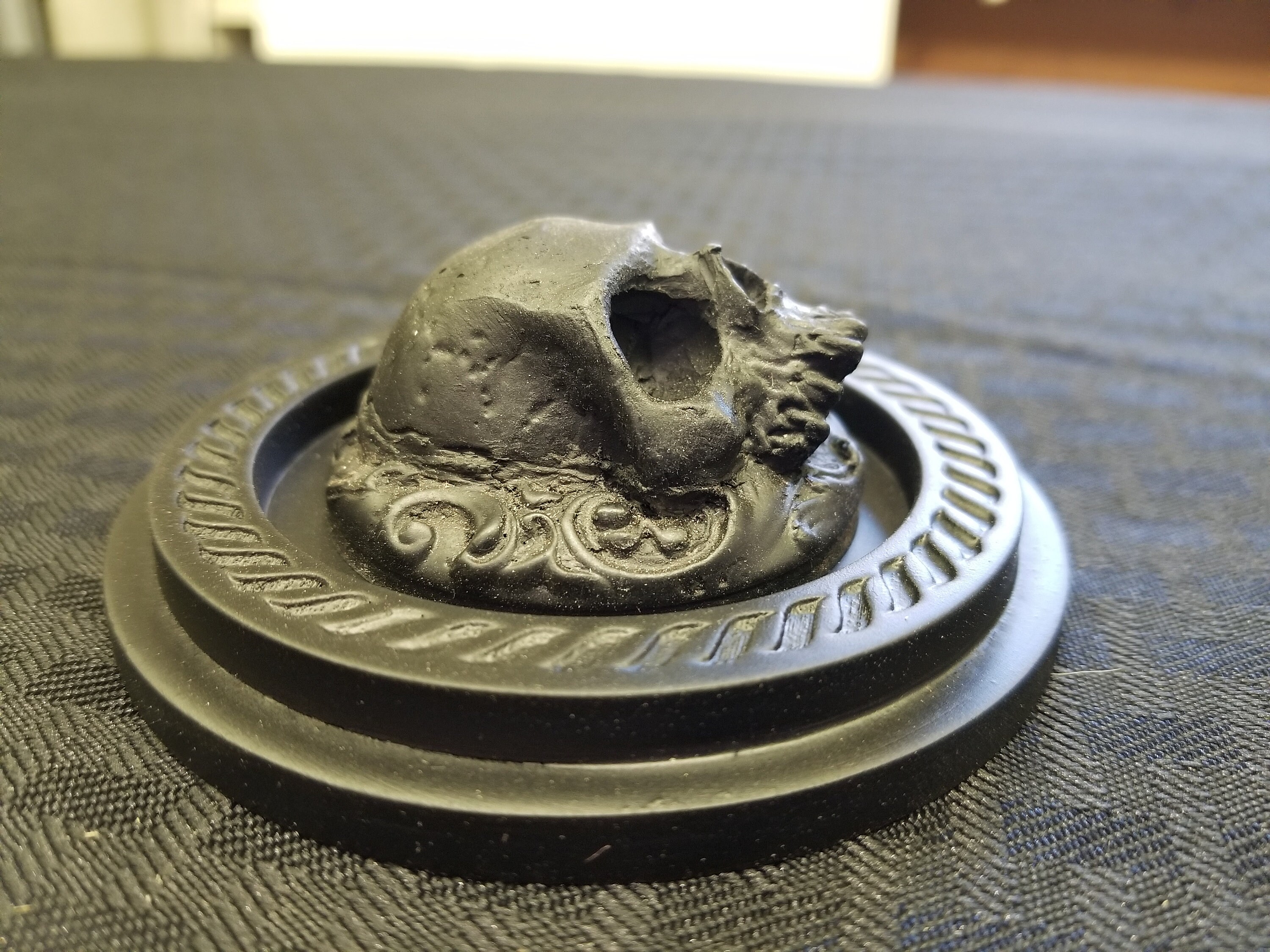 Skull Zombie or Gargoyle Ornament resin Perfect for - Etsy