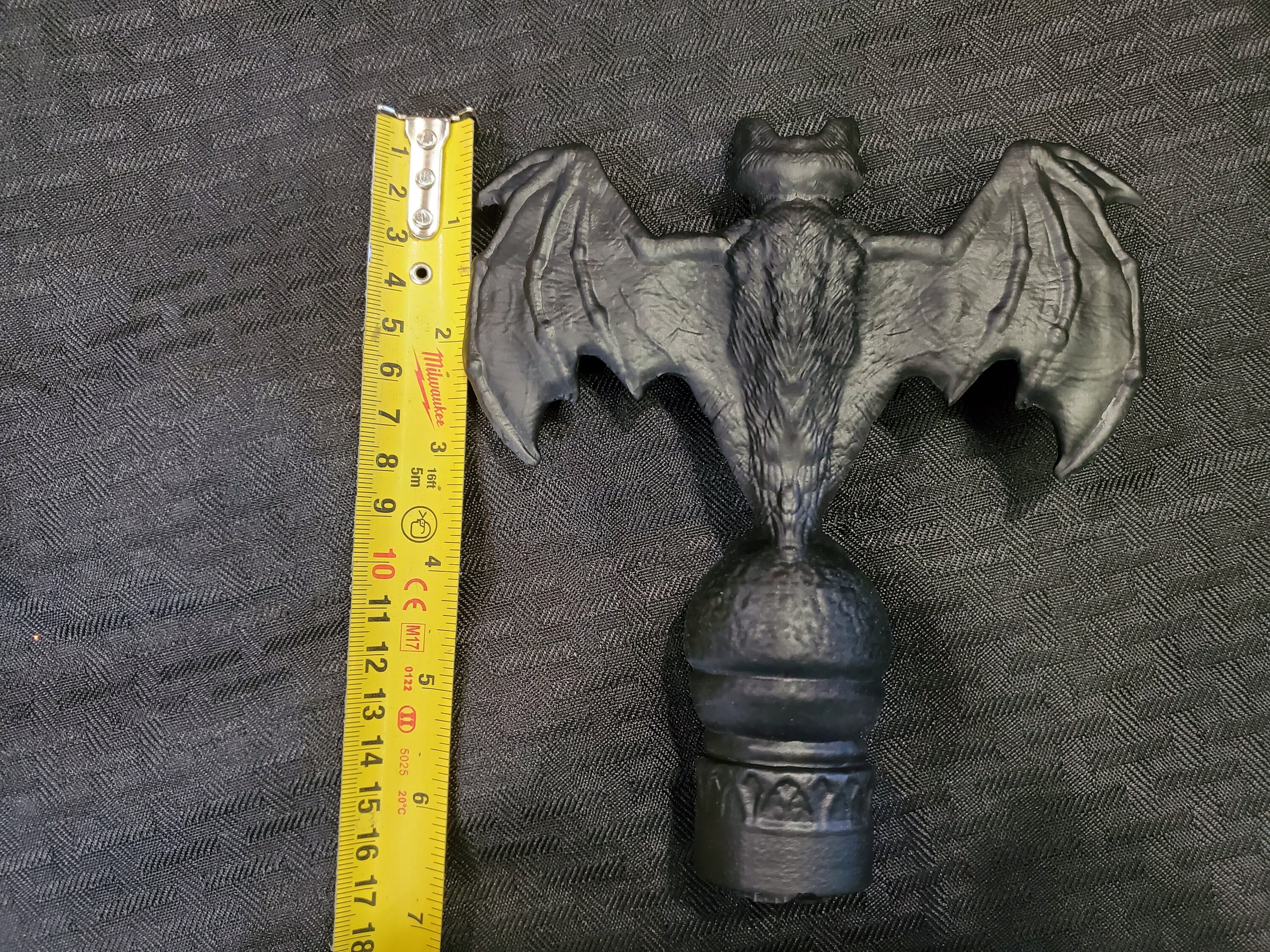 Bat Fence Finial Open Wing for PVC Pipe resin - Etsy