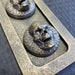 Rosette Rails/ Stiles 12 Inch Chair Rails With Skulls - Etsy